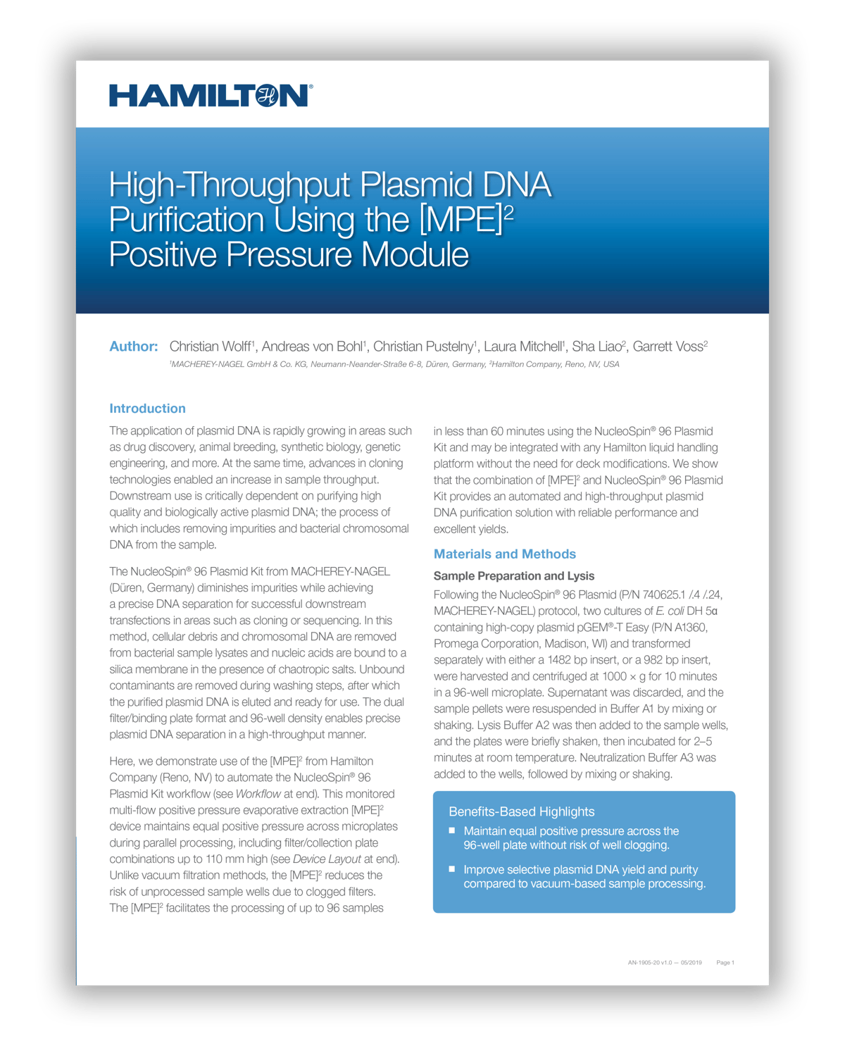 Download the Macherey Nagel [MPE]2 Application Note